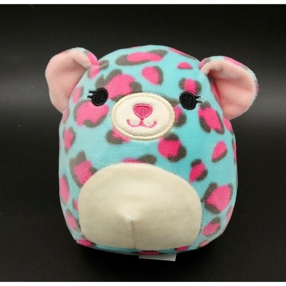 Kellytoy | Toys | Squishmallow 5 Chelsea Cheetah Pink Blue Kellytoy ...
